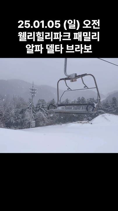 웰리힐리파크 슬로프 알파 델타 브라보 패밀리웰리힐리 김정훈 스키아카데미버튼 스텝온 바인딩버튼ak초등학생스키강습웰리힐리파크 스키강습 Welli Hilli Park