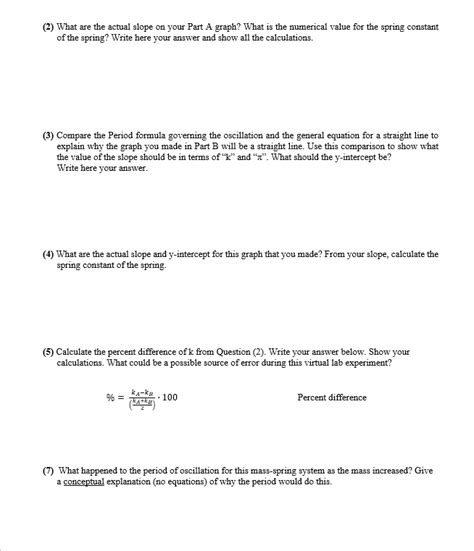 Simple Harmonic Motion In This Lab We Will Try To Chegg