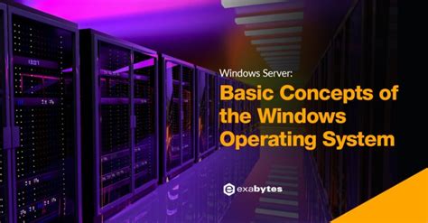 Windows Server Basic Concepts Of Windows Operating System