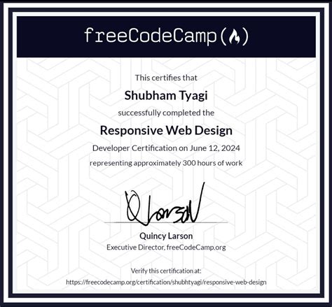 Shubham T On Linkedin Responsivewebdesign Freecodecamp