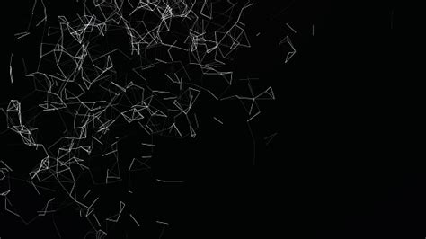 추상적인 디지털 연결 점 기술 배경 네트워크 연결 구조입니다 플렉서스 효과 3d 렌더링 0명에 대한 스톡 사진 및 기타 이미지