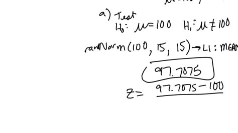 Use A Computer To Simulate 100 Samples Of N25 From A Normal
