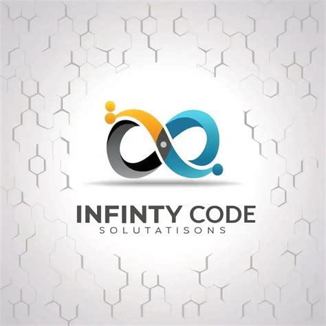 Logo Design For Infinity Code Solutions Sleek Infinity Symbol On Clear Background Ai Logo Maker