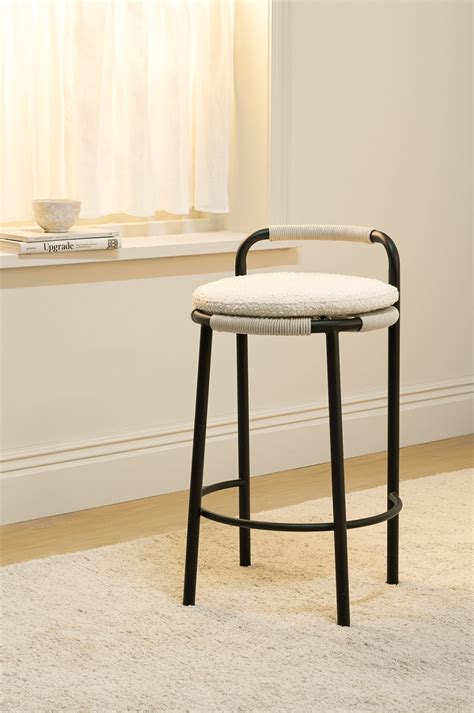 Ellos Barstol Rispa Setehøyde 68 Cm Svart Barstoler Ellosno