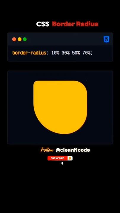 Border Radius 🎉html Css Javascript Css3 Border Radius Learning Coding Ui Frontend