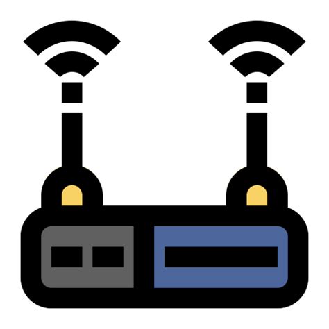 Wifi Router Generic Outline Color Icon