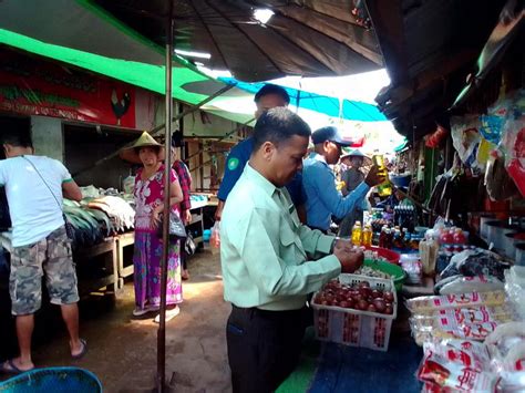 ကေ့ာကရိတ်မြို့နယ်အတွင်းရှိ ပြည်သူများ ဘေးအန္တရာယ်ကင်းရှင်းစွာ စားသုံးနိုင်ရေးအတွက် ကွင်းဆင်းစစ