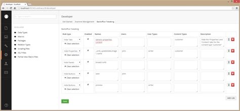 Backoffice Tweaking