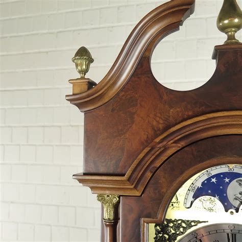 Lauris Standing Clock Walnut Wood Westminster Nostalgiepalast Nordhorn