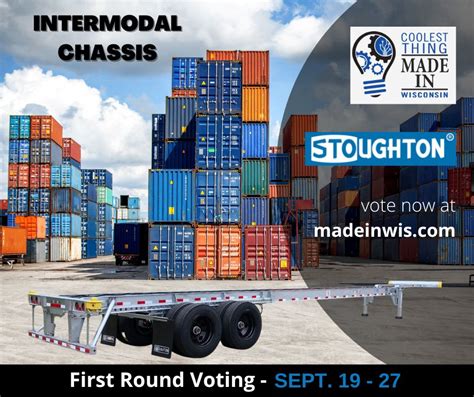 Stoughton Trailers Llc On Linkedin Madeinwis Chassis Transportation