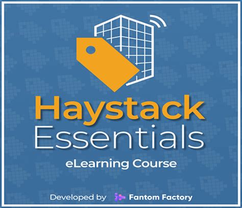 Haystack 4 Elearning Course