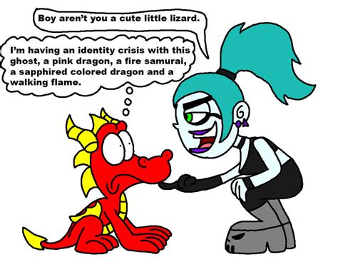 Flame Meets Ember Mclain By Blackrhinoranger On Deviantart