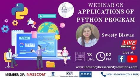 Webinar In Applications On Python Programming Icss Youtube