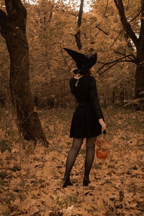 Autumn Witch Винтажный хэллоуин Самайн Осенние фотосессии
