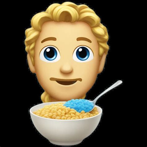 Blue Cereal Emoji Ai Emoji Generator