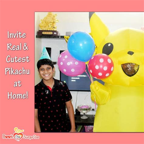 Pikachu Present Take Away Pikachu To Your Home Wedding Balloons