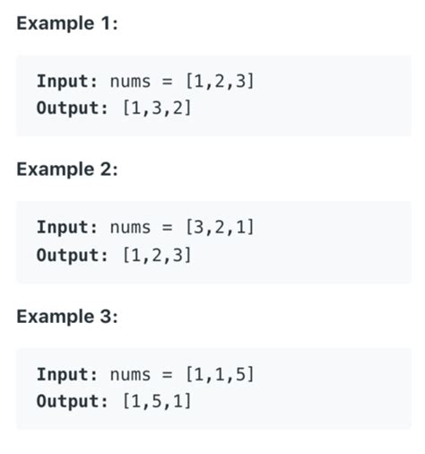 Leetcode Next Permutation Require A Very Special Algo In Place By Phil Coding Memo Medium