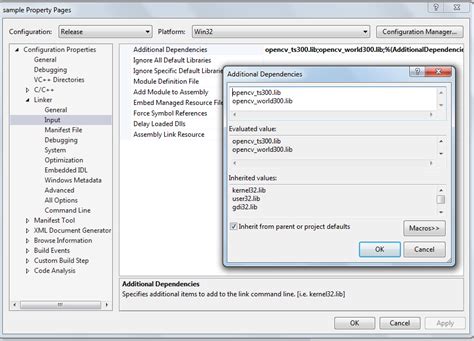 C Opencv On Visual Studio 2012 Msvcp120ddll Missing Stack Overflow