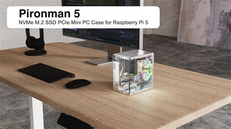 Pironman 5 Nvme M 2 Ssd Pcie Mini Pc Case For Raspberry Pi 5 Youtube
