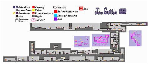 John Gutter Level Map R Pizzatower