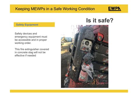 Mewp Safe Condition Ppt Pdf For Safe Operations Pdf Operating Systems Computer Software