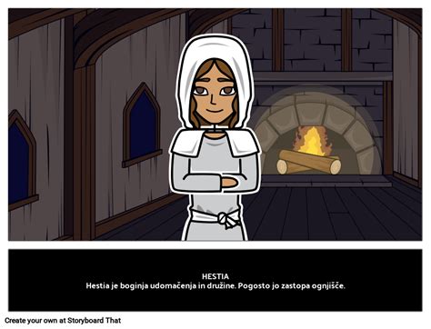 Hestia Grška Boginja Družine القصة المصورة من قبل Sl Examples