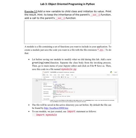 Solved Lab 3 Object Oriented Programing In Python Exercise