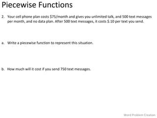 Piecewise Functions Ppt