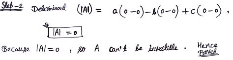 Solved A Marks Let A Be A Square Matrix That Has A Zero Row Prove That A Is Not