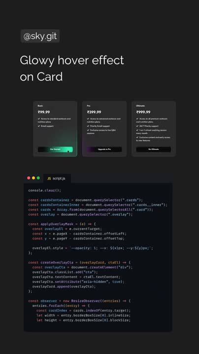 Video Kundan K On Linkedin Glowy Hover Effect 🔥 Do Like 👍 And Repost