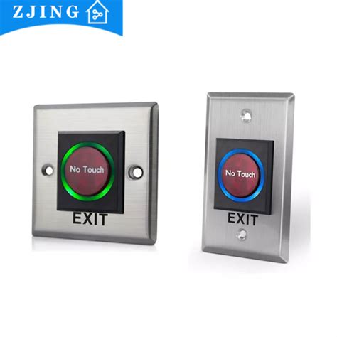 Infrared Sensor Switch No Touch Contactless Door Release Exit Button With LED Indication For
