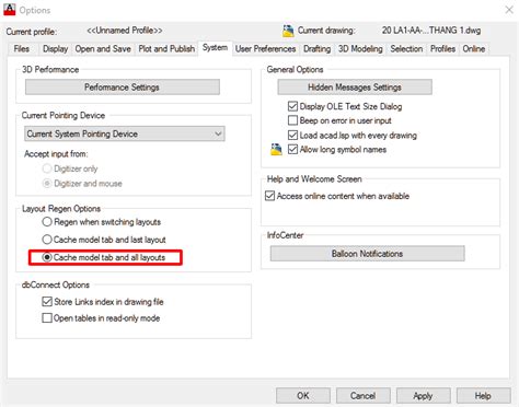 Chuyển Tab Layout Bị Chậm Autocad In Lâu Ra