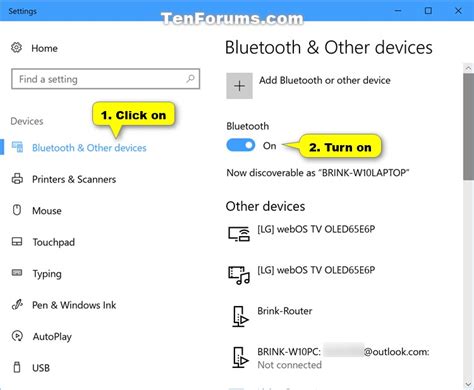 How To Turn On Bluetooth Windows 10 Windows 10 Bluetooth Wie Verbinde
