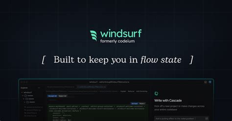 windsurf formerly codeium the most powerful ai code editor