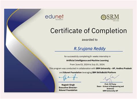 raya srujana reddy on linkedin i am thrilled to have successfully completed my internship and