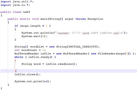 Solved Import Java Util Import Java Io Public Class Lab Chegg