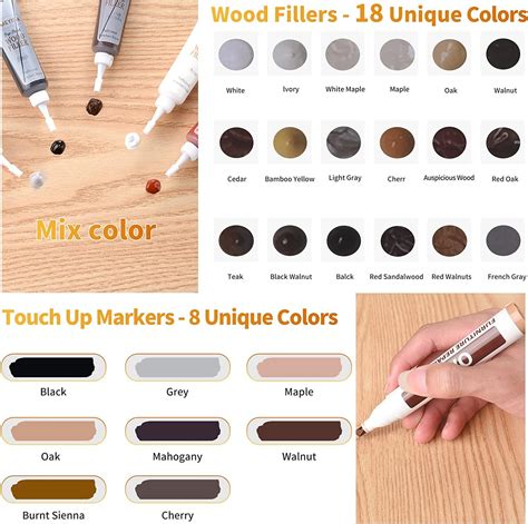 Wood Furniture Repair Kit Set Of 39 Hardwood Floor Repair Kit Wood