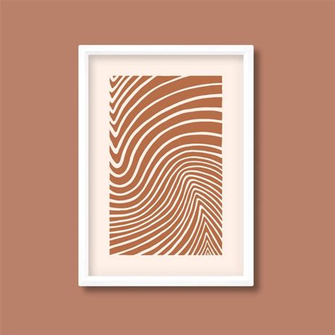 Abstract Lino Cut Etsy