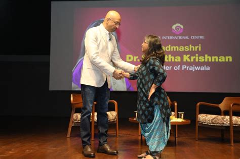 Hosted The Legendary Padmashri Sunitha Krishnan Recently In Pune She