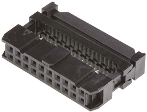 Amphenol 20 Way Idc Connector Socket For Cable Mount 2 Row Rs Components Indonesia