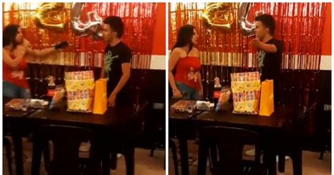 ¡se Le Borró La Sonrisa Mujer Le Organiza Fiesta A Su Novio Para