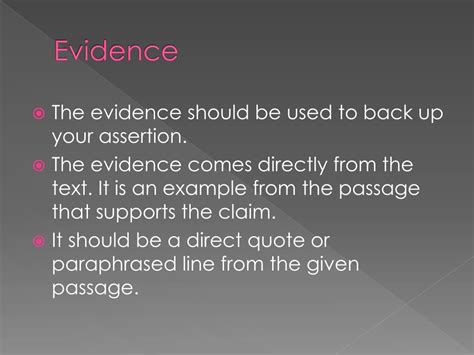 Ppt Assertion Evidence And Commentary Powerpoint Presentation Free