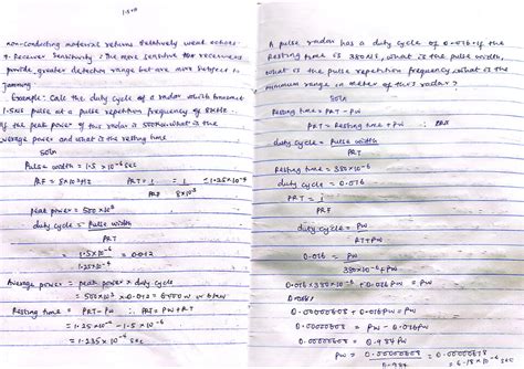 radar notes from 5th and 6th july introduction to radar and