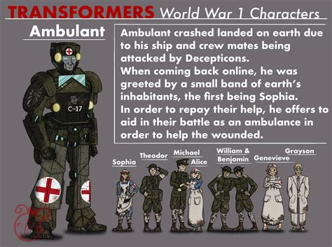 Transformers Sheet Ww1 Characters By Sailorchibix On Deviantart
