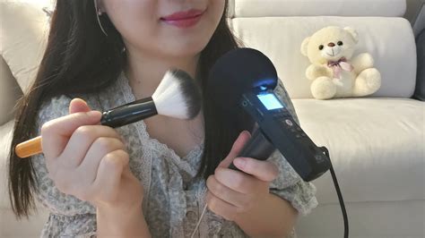 Asmr 브러쉬 L 시각적 트리거 L 이어클리닝 L Ear Cleaning L Brush L Visual Trriger L카메라