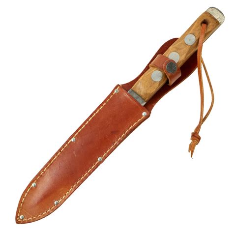 Original U S Wwii Ek Model 2 Fighting Knife With Correct Scabbard By International Military