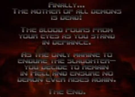 Doom 64 Ending Text Doom Know Your Meme