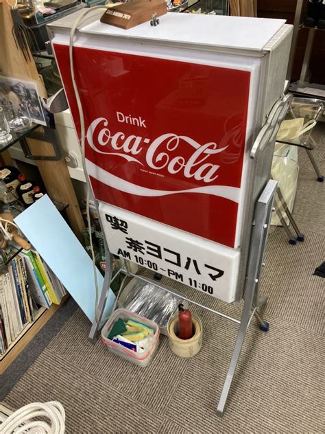 Yahooオークション コカ・コーラ 昭和レトロ 電飾看板 Coca Cola 看板