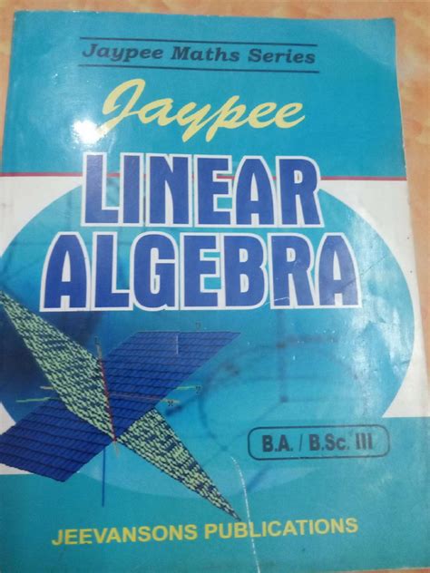 Linear Algebra Pdf