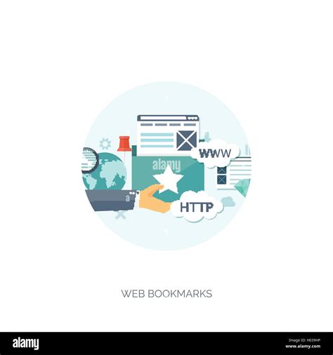 Vector Illustration Flat Cloud Computing Background Data Storage